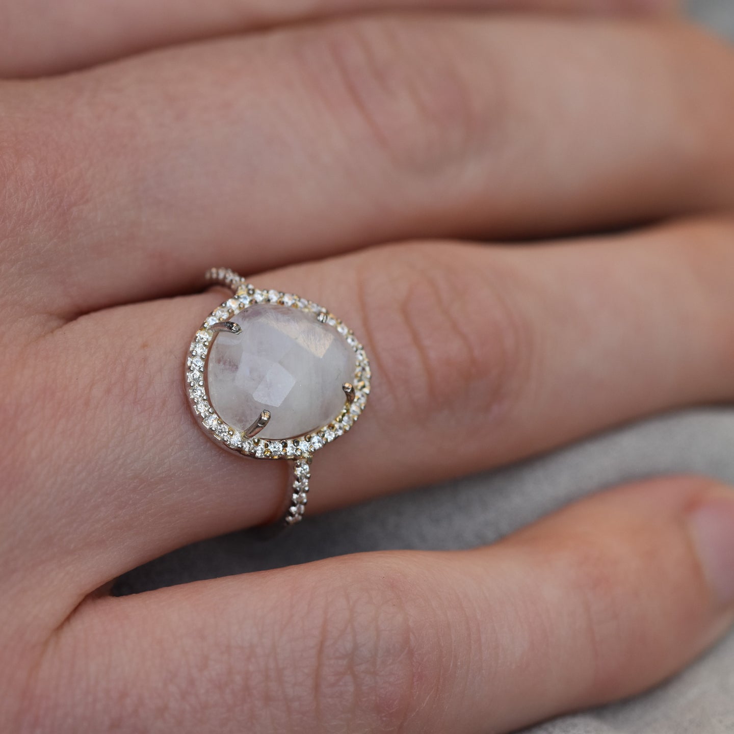 Rainbow Shimmer Ring – Gem Bazaar Jewellery