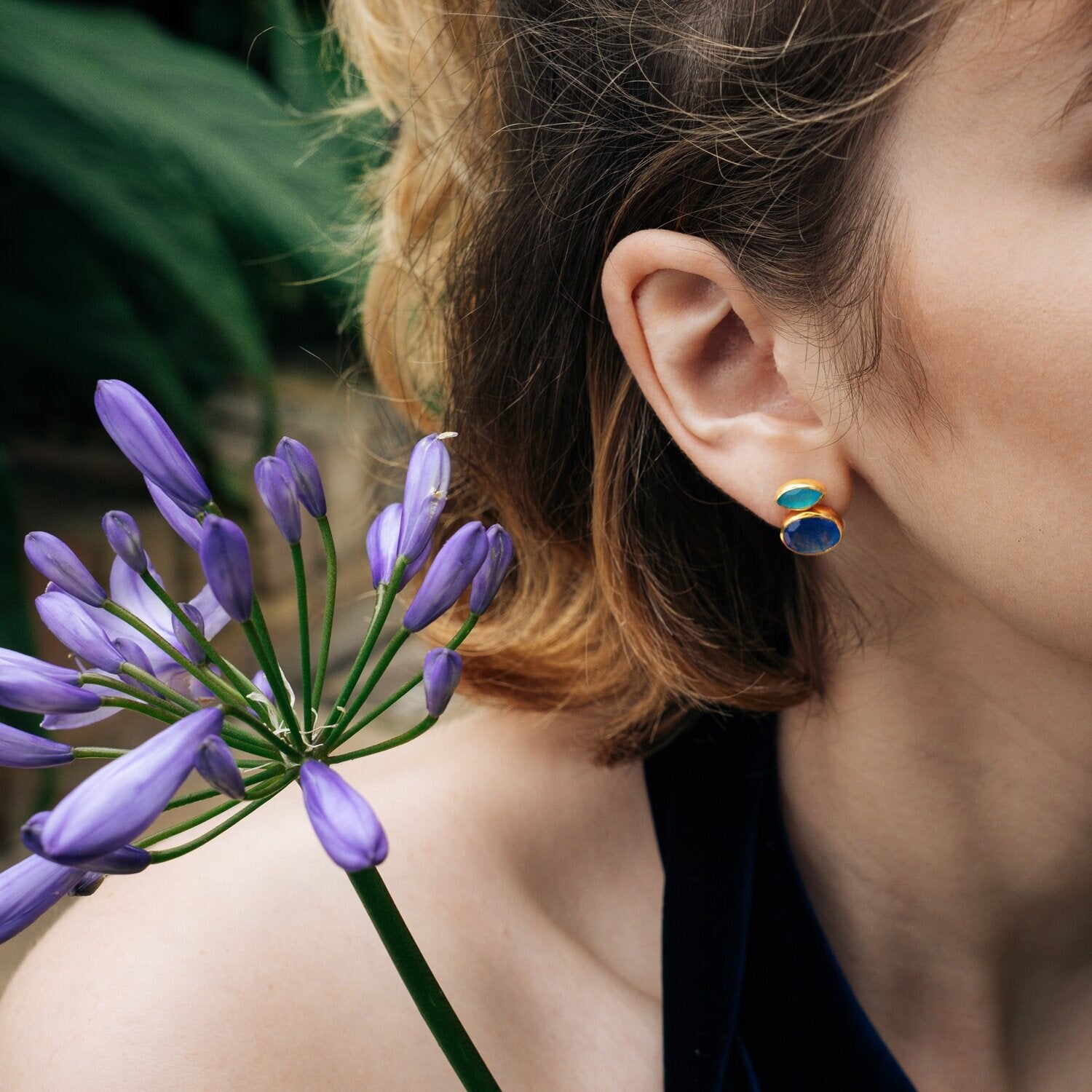 Blue Eyes Earrings – Gem Bazaar Jewellery